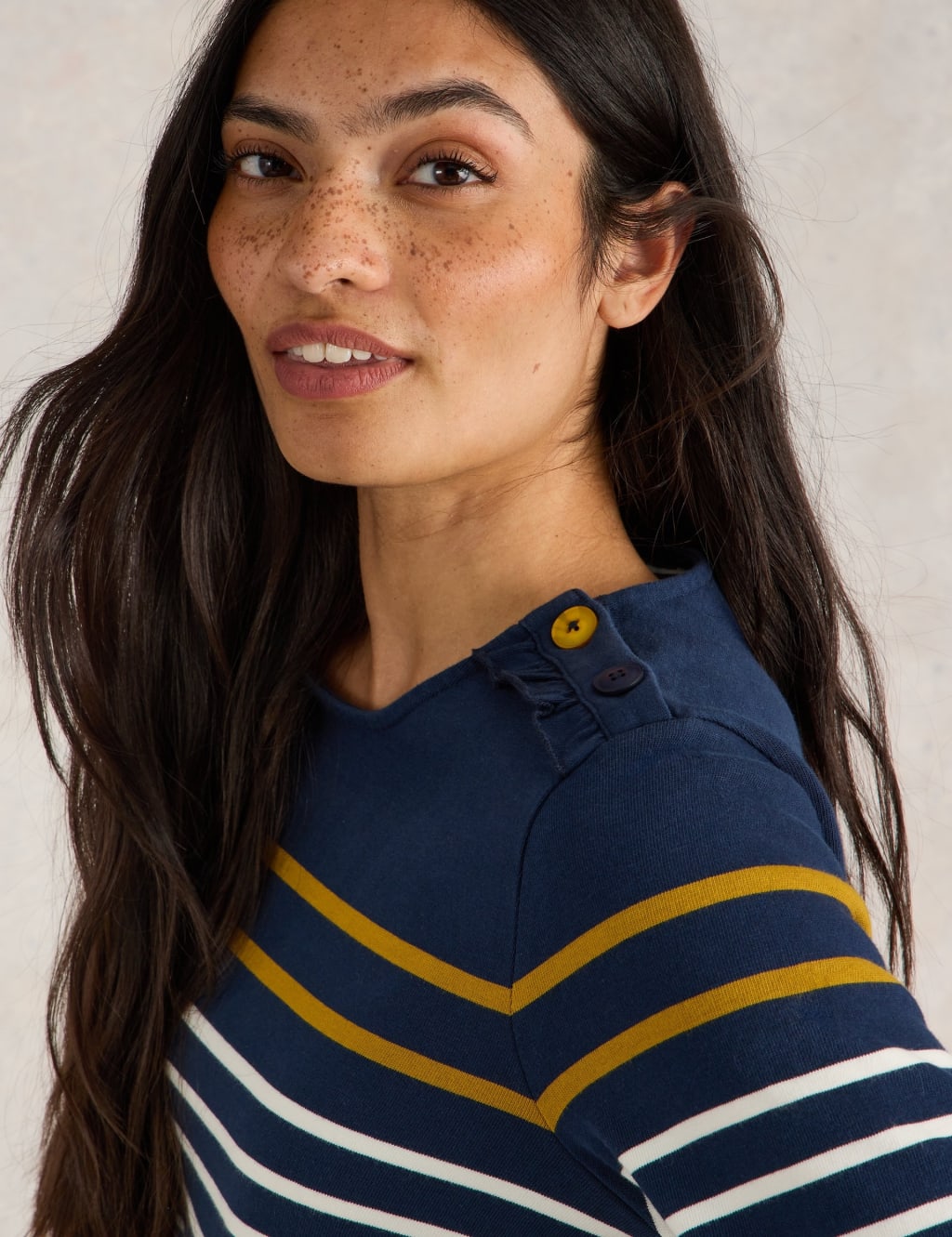 Pure Cotton Striped Top | White Stuff | M&S