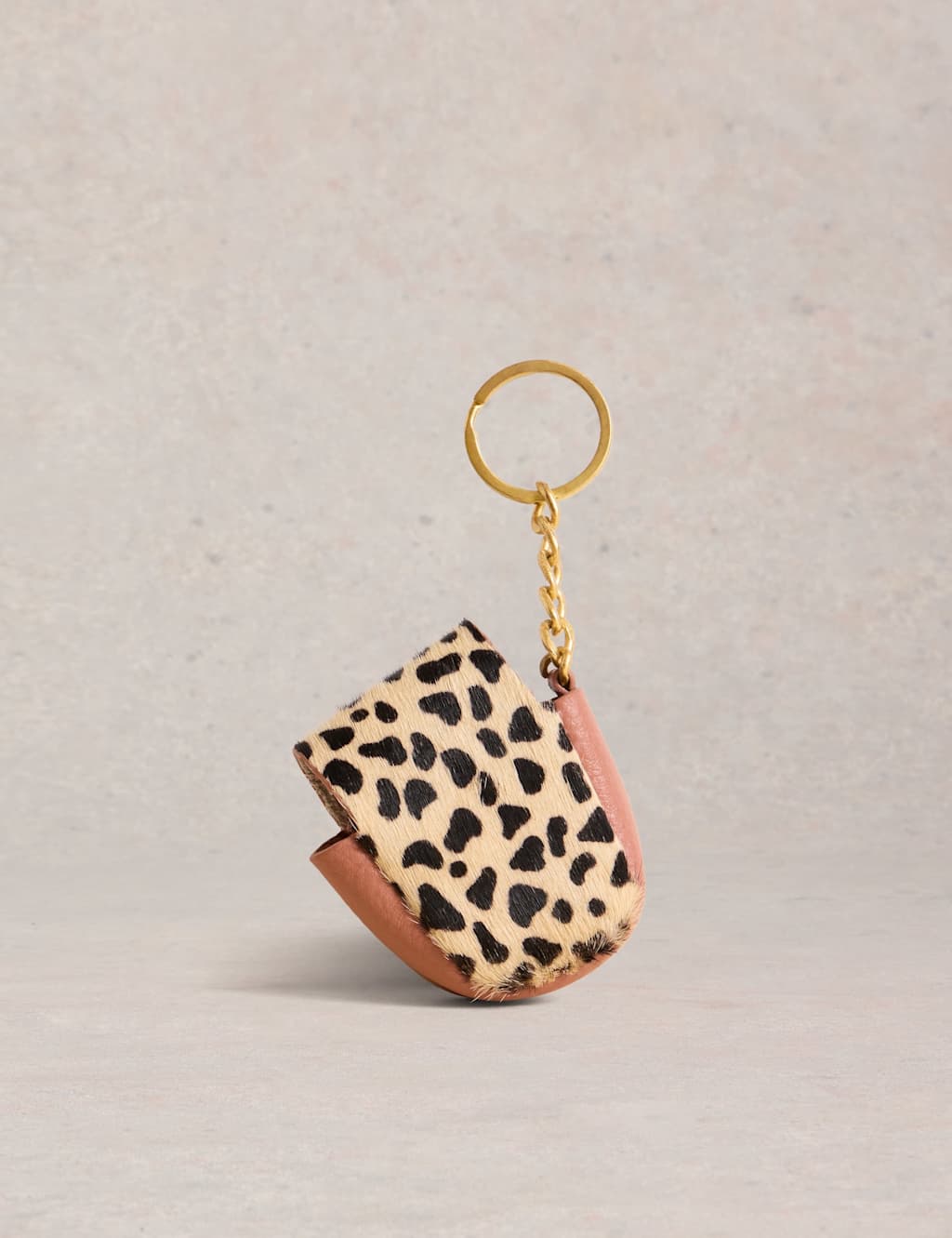 Leather Leopard Print Earbud Holder | White Stuff | M&S