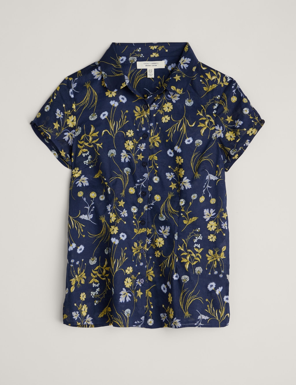 Pure Cotton Floral Collared Shirt | Seasalt Cornwall | M&S