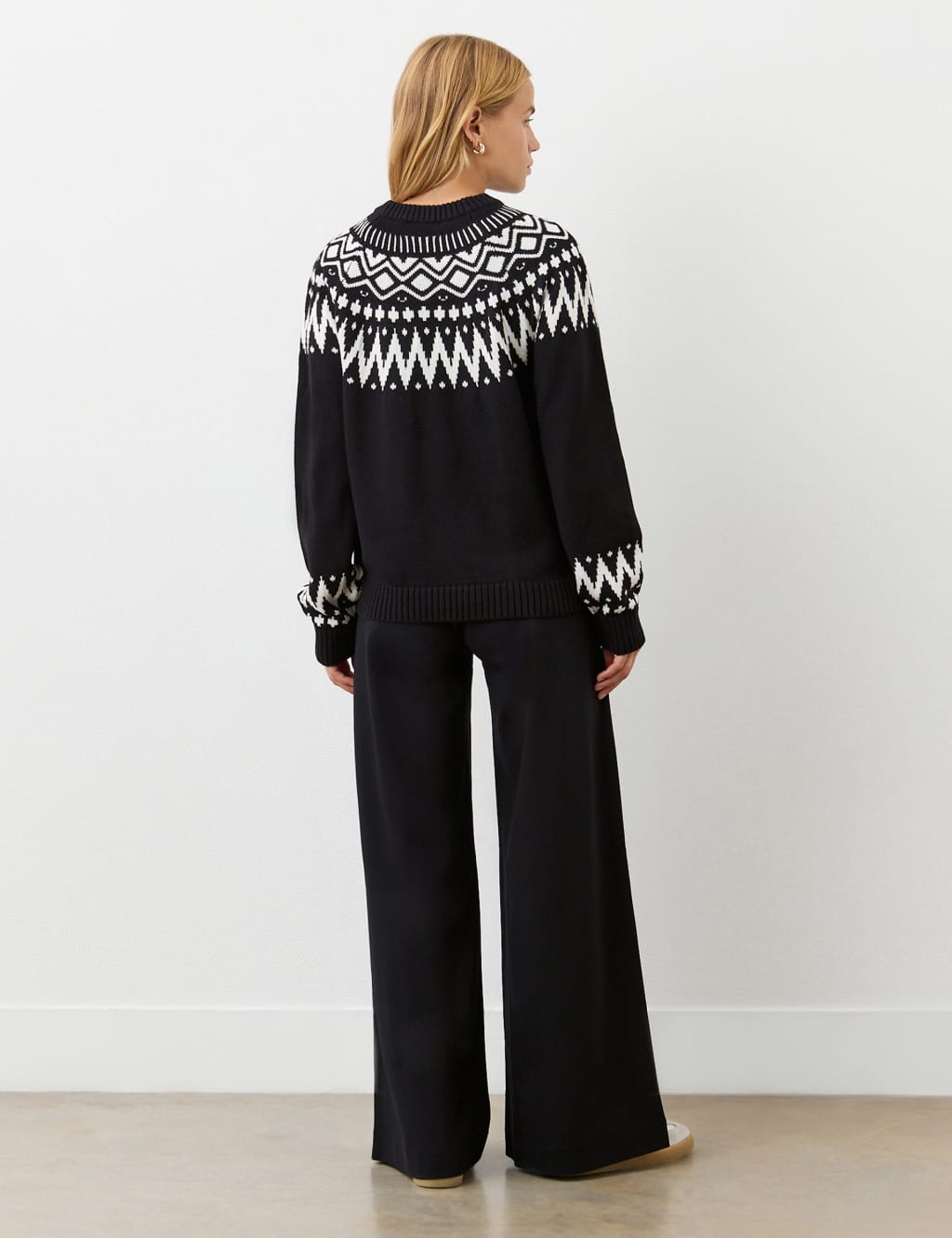 Cotton Blend Patterned Jumper | Finery London | M&S