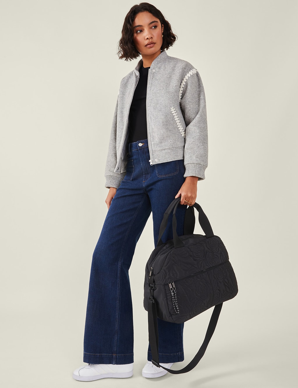 Quilted Floral Weekend Bag | ACCESSORIZE | M&S