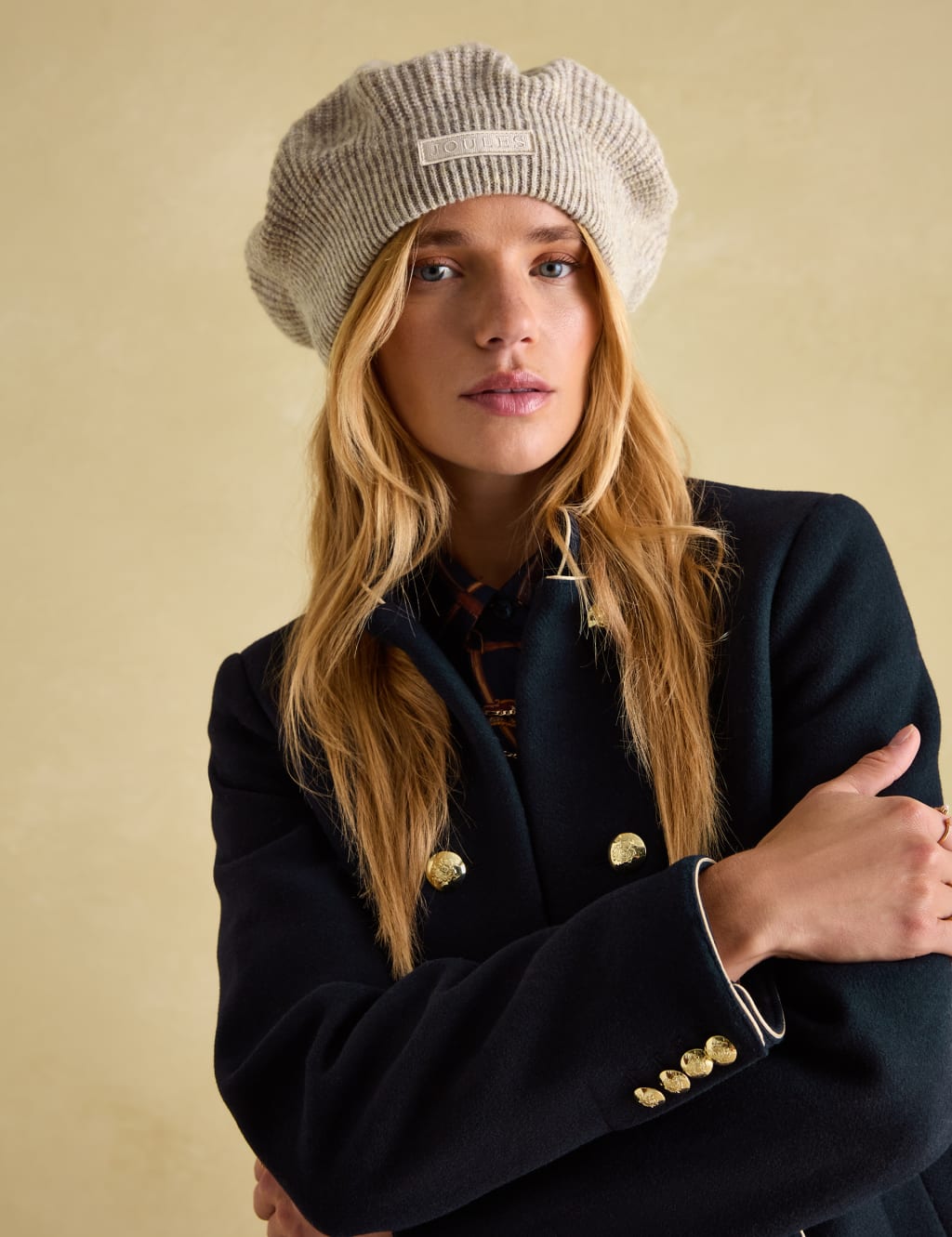 Knitted Rib Beret | Joules | M&S
