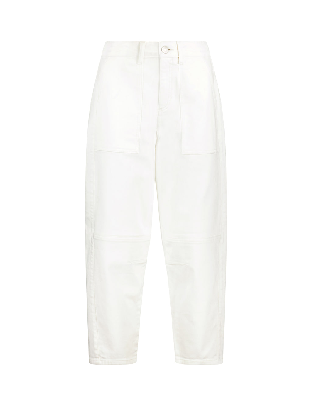 Boyfriend High Waisted Barrel Cropped Jeans | BAUKJEN | M&S