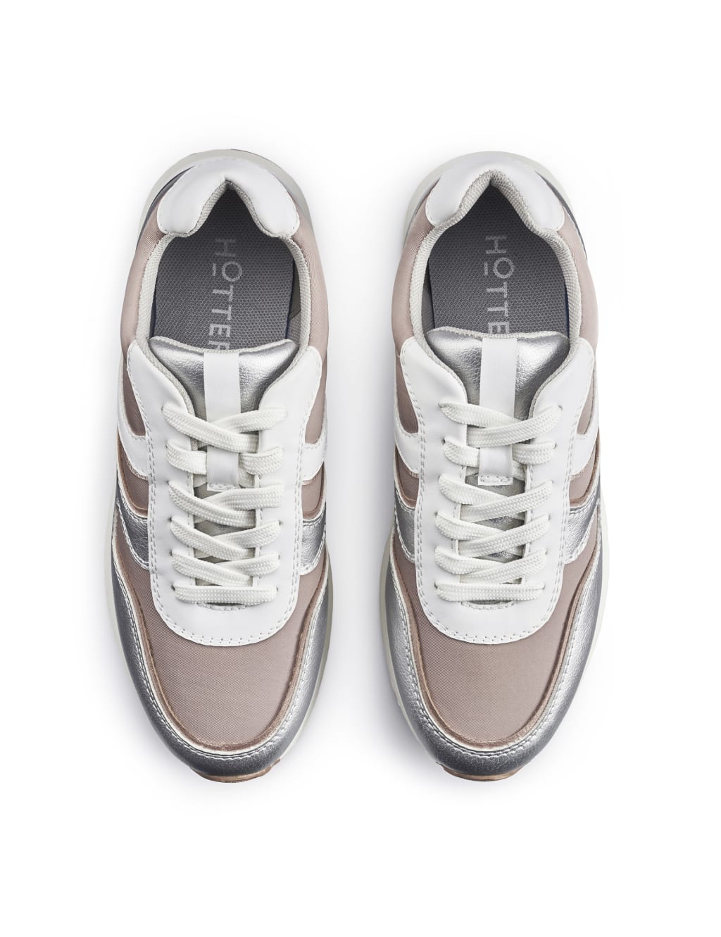 Aries Leather Lace Up Trainers | Hotter | M&S