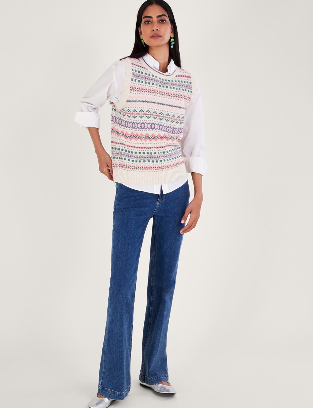 Fair Isle Knitted Vest | Monsoon | M&S