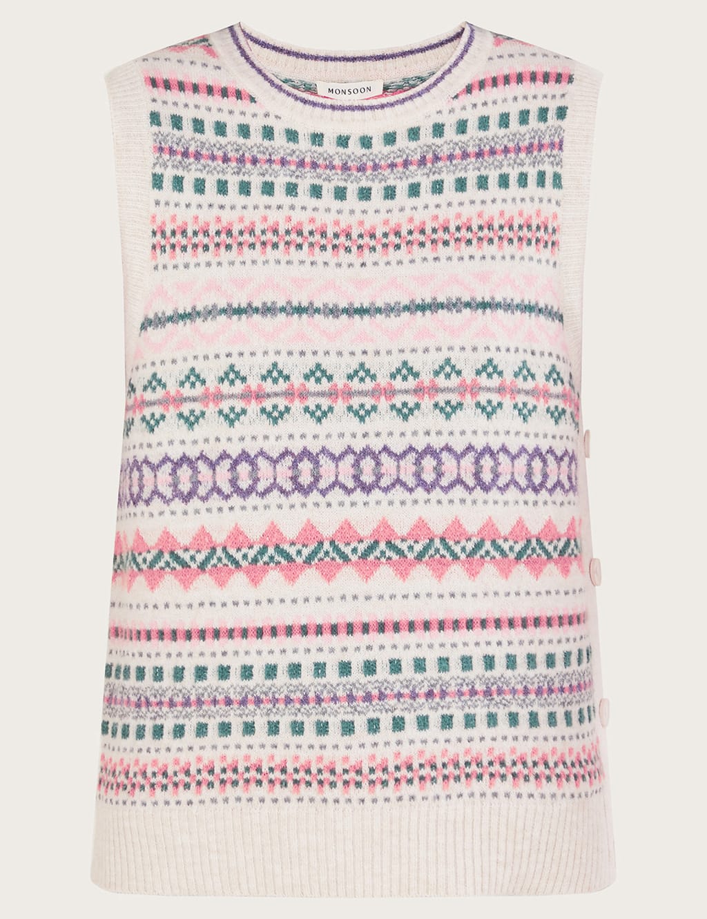 Fair Isle Knitted Vest | Monsoon | M&S