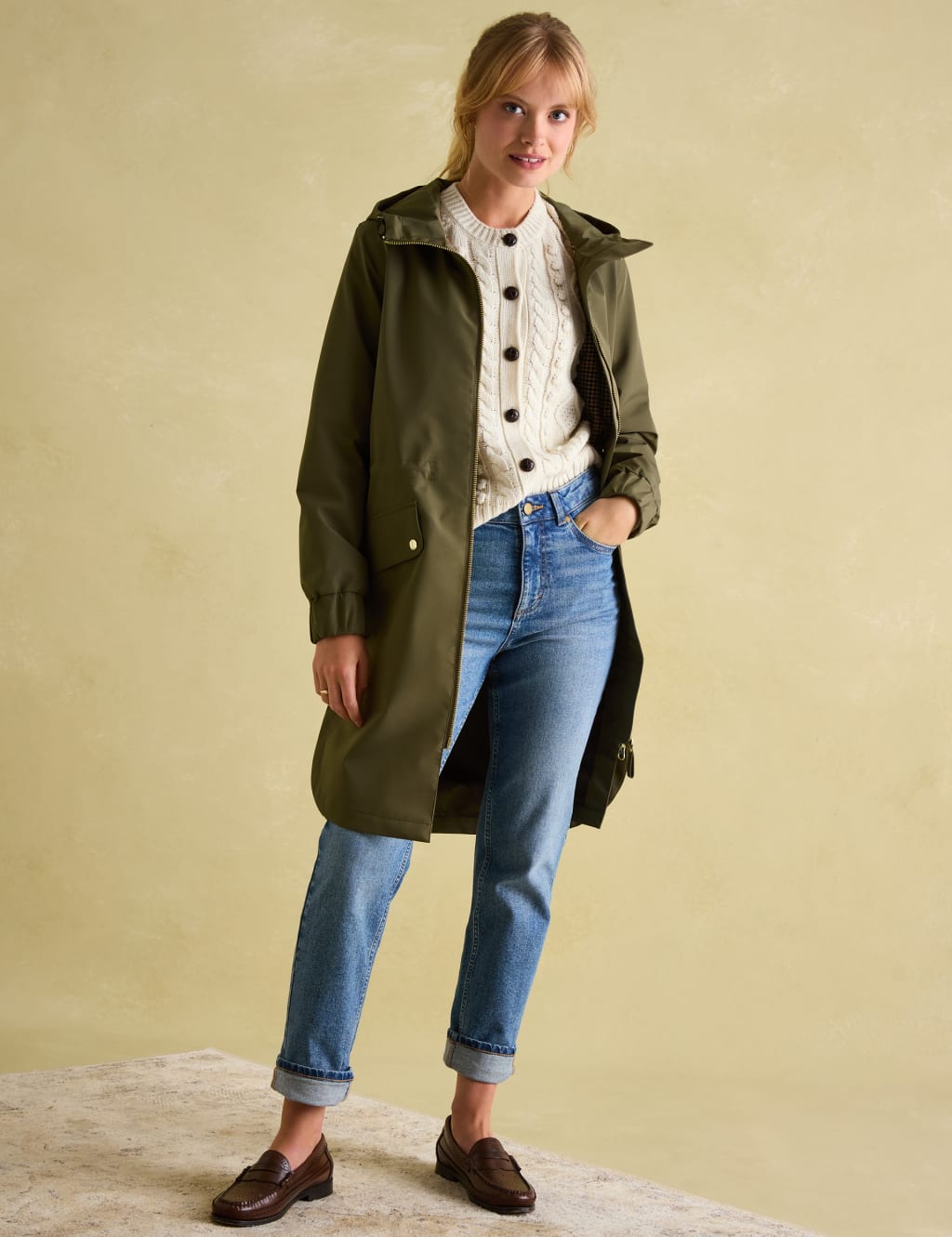 Waterproof Hooded Raincoat | Joules | M&S