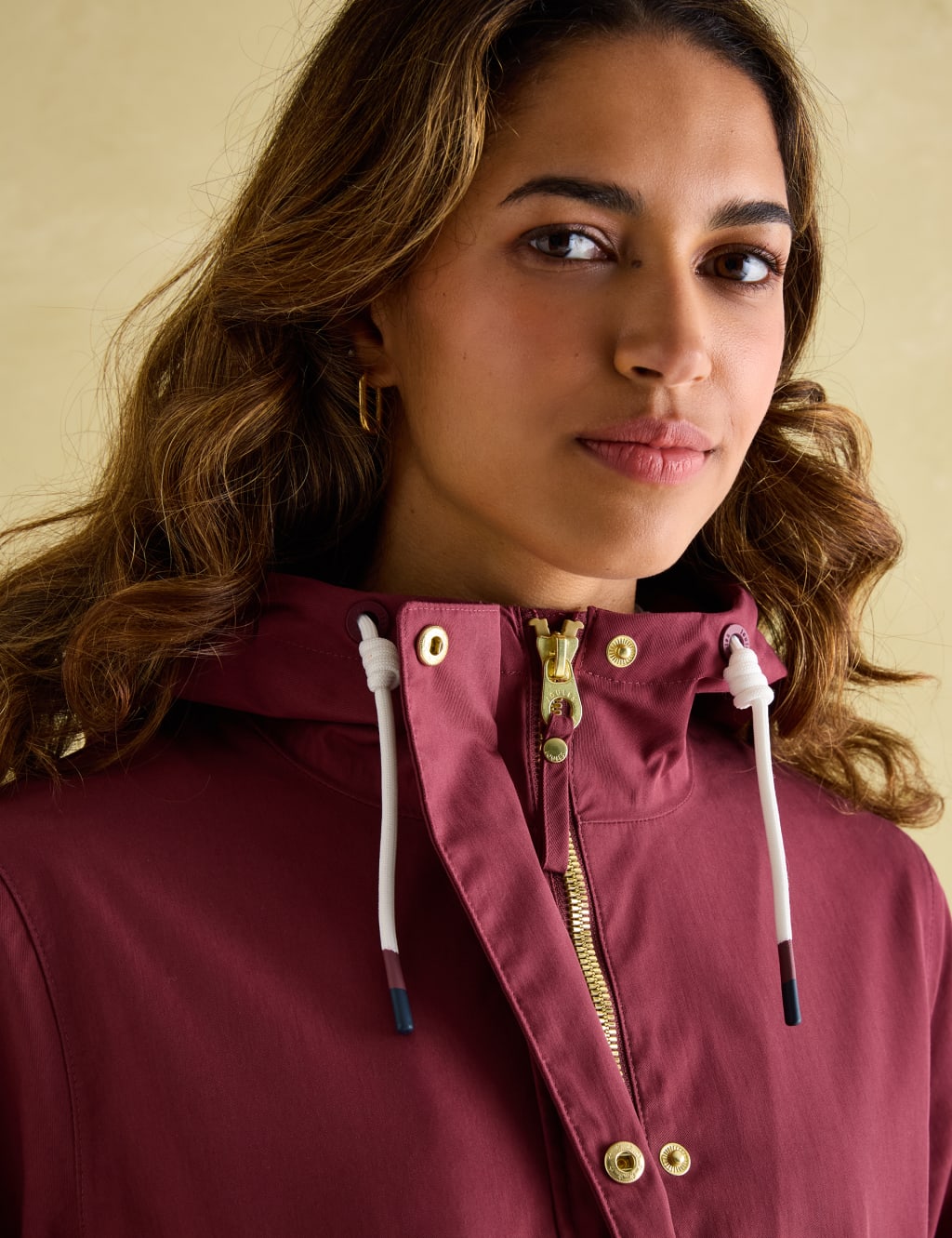 Cotton Rich Waterproof Hooded Raincoat | Joules | M&S