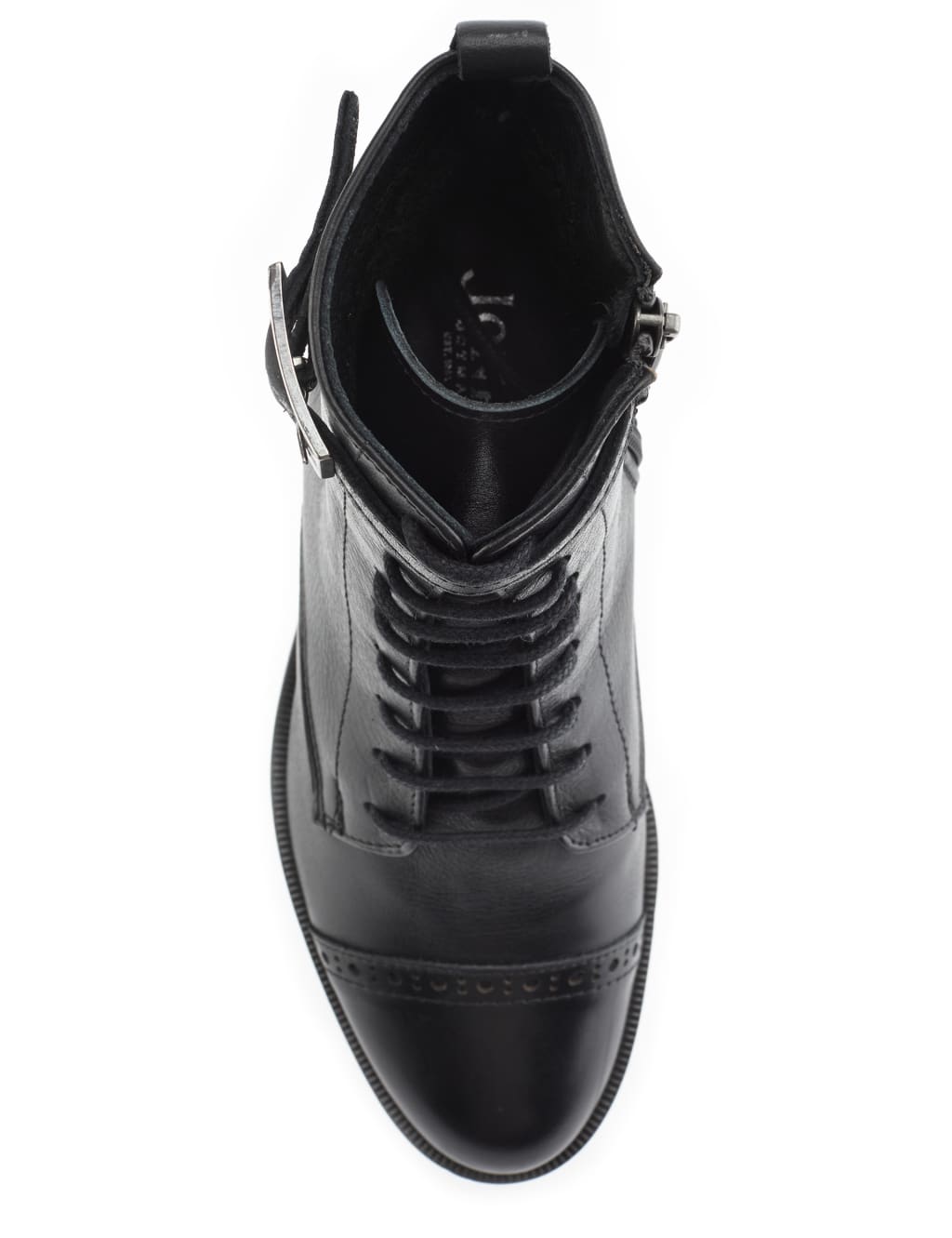 Leather Lace Up Block Heel Ankle Boots | Jones Bootmaker | M&S