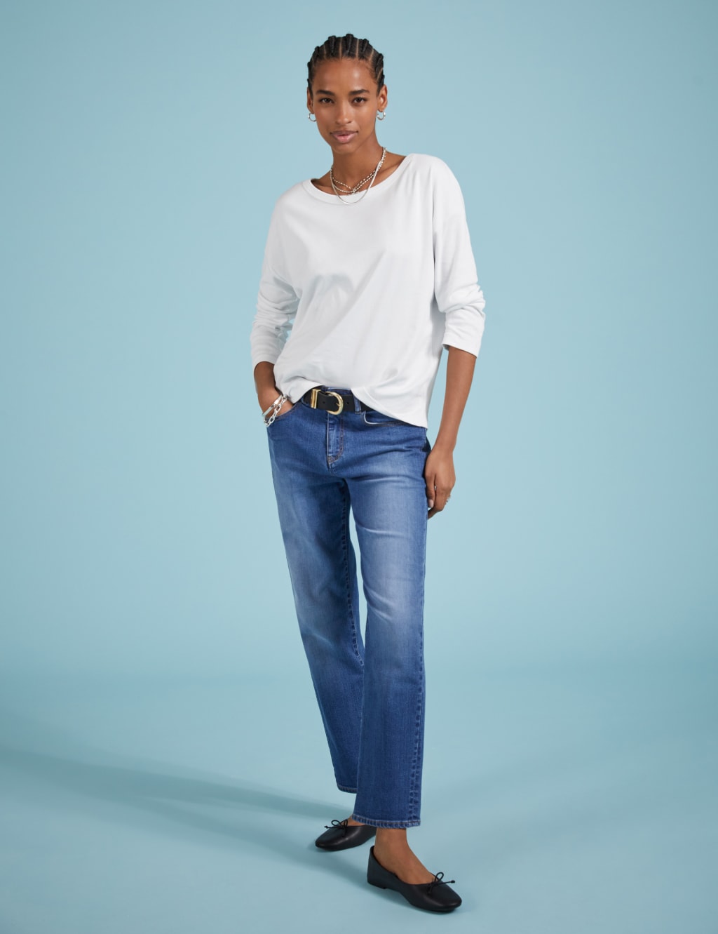 Pure Cotton Relaxed Top | BAUKJEN | M&S