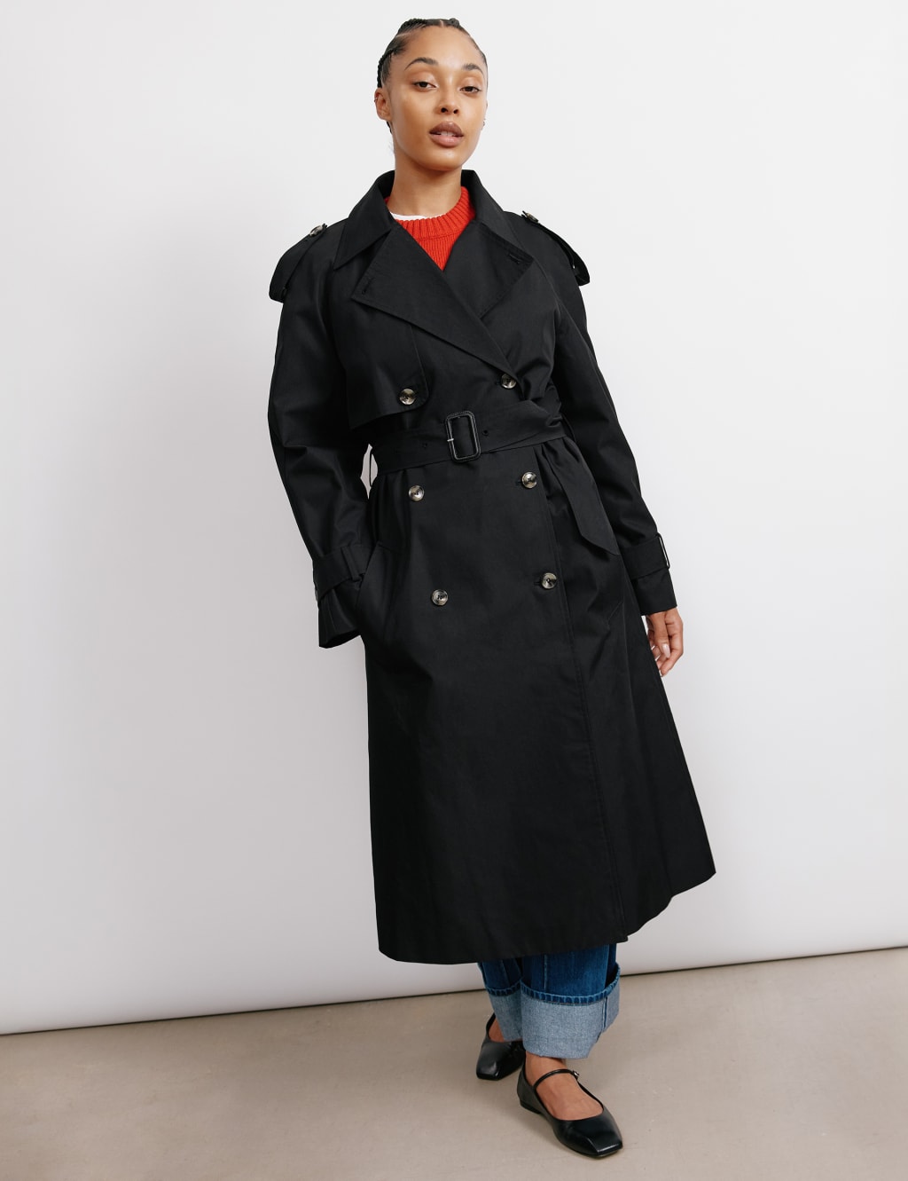 Cotton Rich Trench Coat | Albaray | M&S