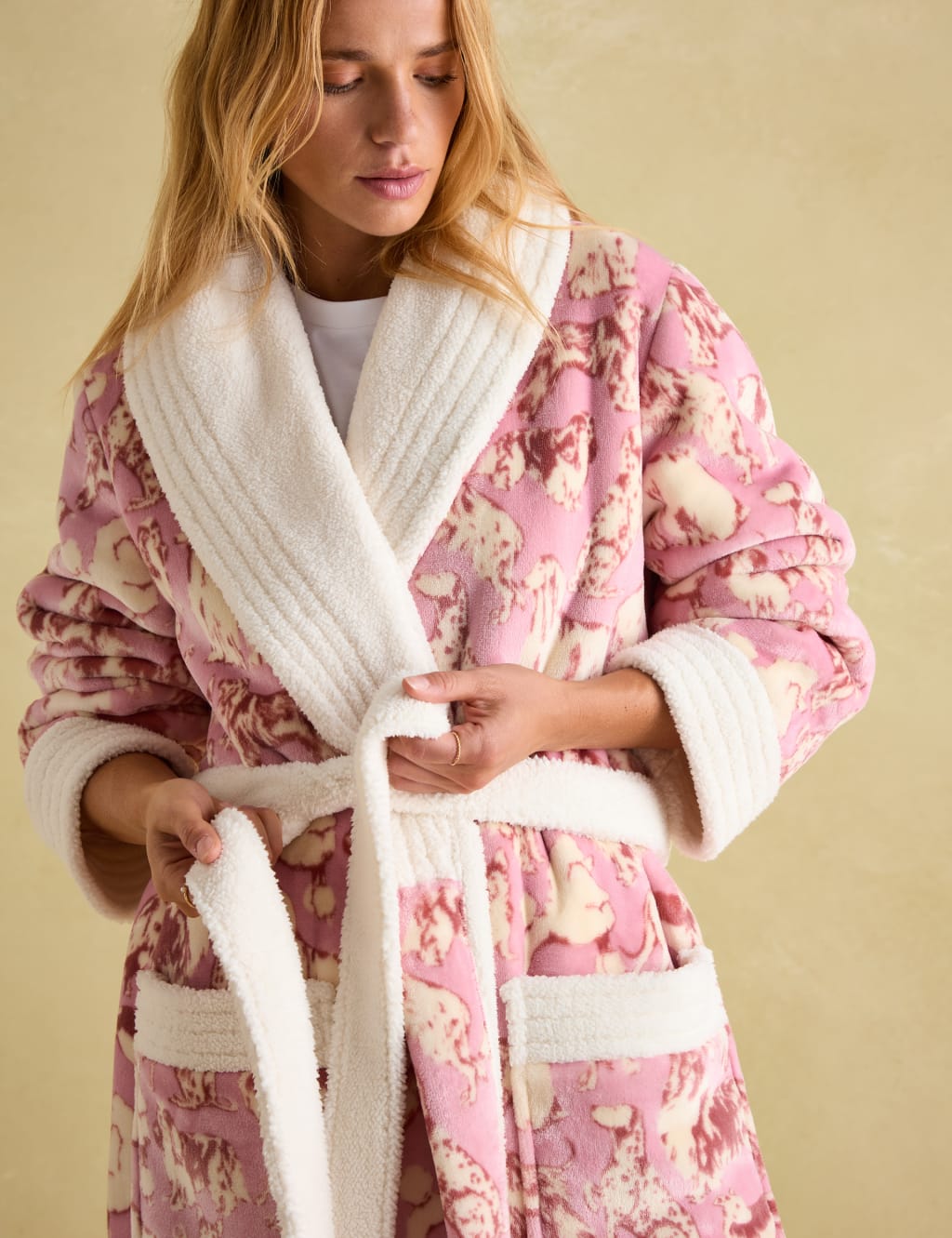 Animal Print Dressing Gown | Joules | M&S