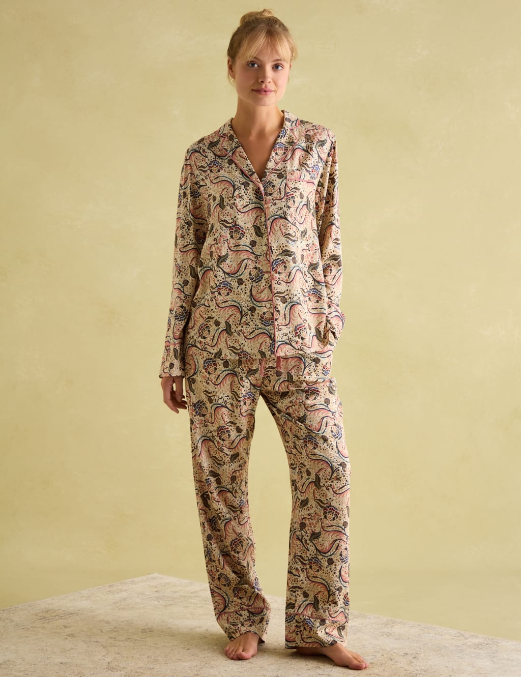 Floral Pyjama Set | Joules | M&S