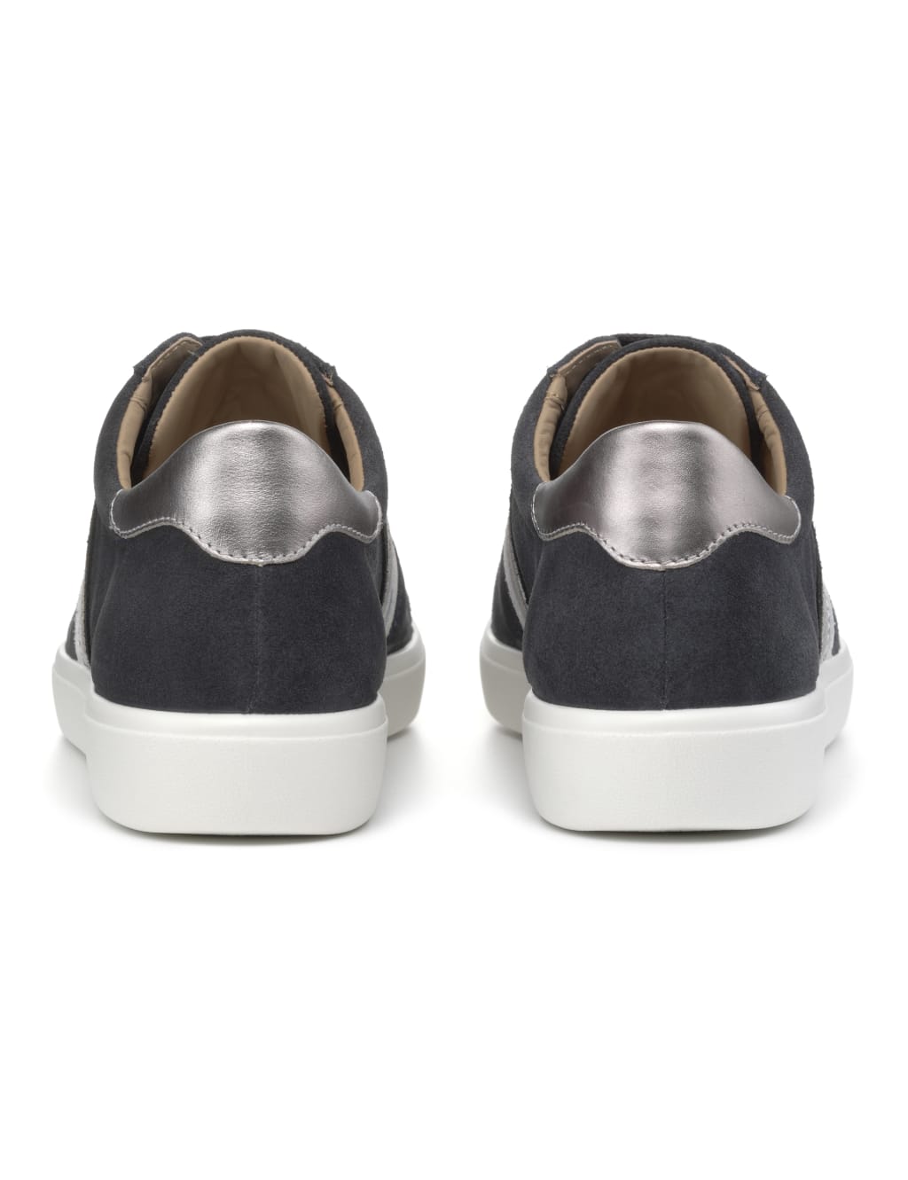 Switch Leather Lace Up Metallic Trainers | Hotter | M&S