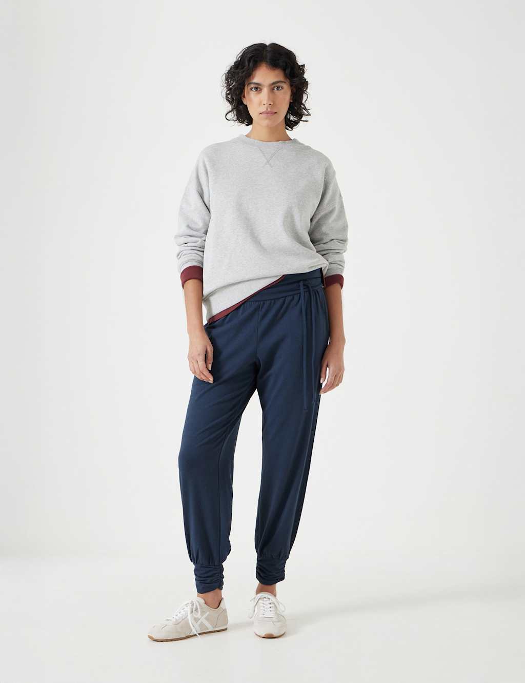 Cotton Modal Blend Trousers | HUSH | M&S