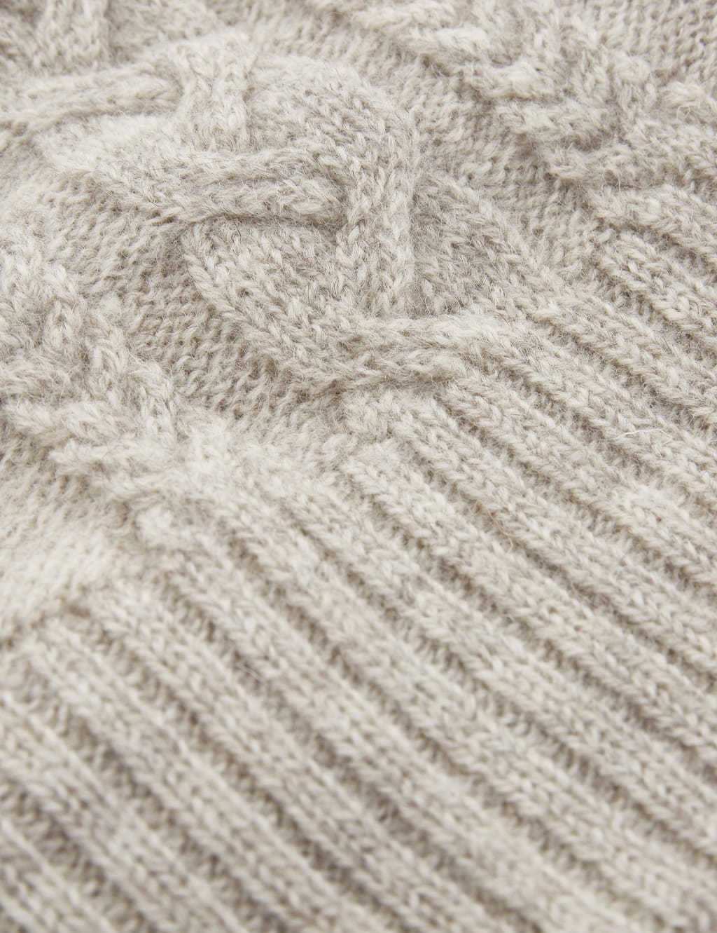 Pure Wool Cable Knit Zip Up Cardigan | Celtic & Co. | M&S Pure Wool Cable Knit Zip Up Cardigan | Celtic & Co. | M&S