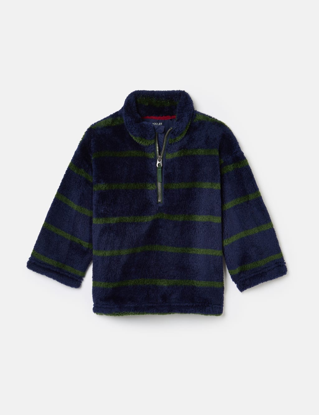 Borg Striped Jacket (2-12 Yrs) | Joules | M&S