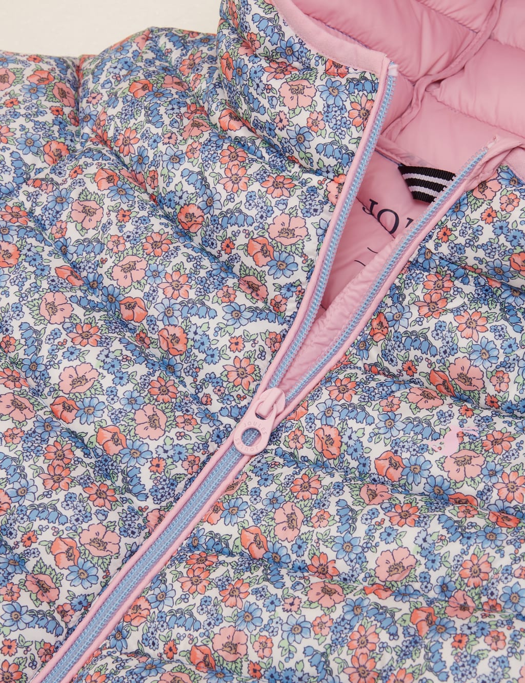 Ditsy Floral Showerproof Padded Coat (2-11 Yrs) | Joules | M&S