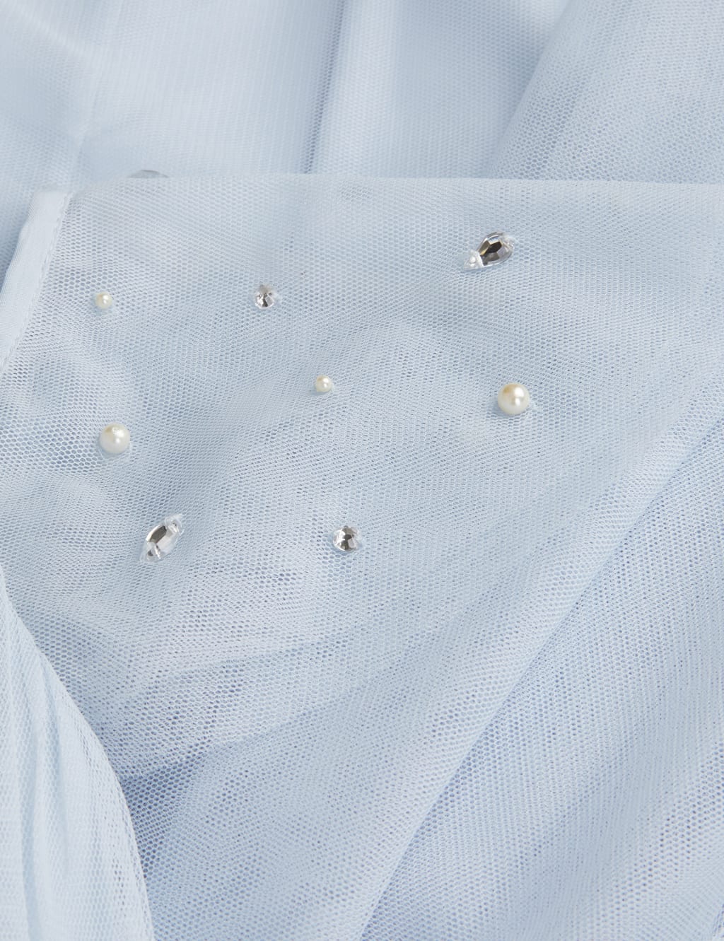 Tulle Diamante Sleeve Dress (3-13 Yrs) | Monsoon | M&S