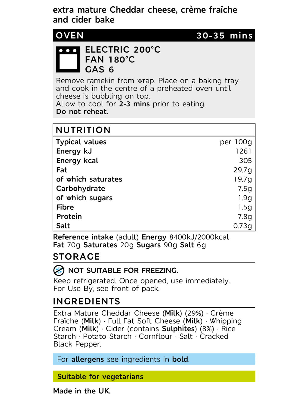 Collection Cornish Cruncher® & Cider Cheese Bake (Serves 8-10) | M&S