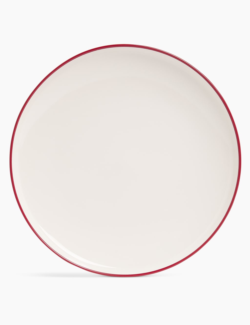 Tribeca Red Rim Dinner Plate | M&S IE