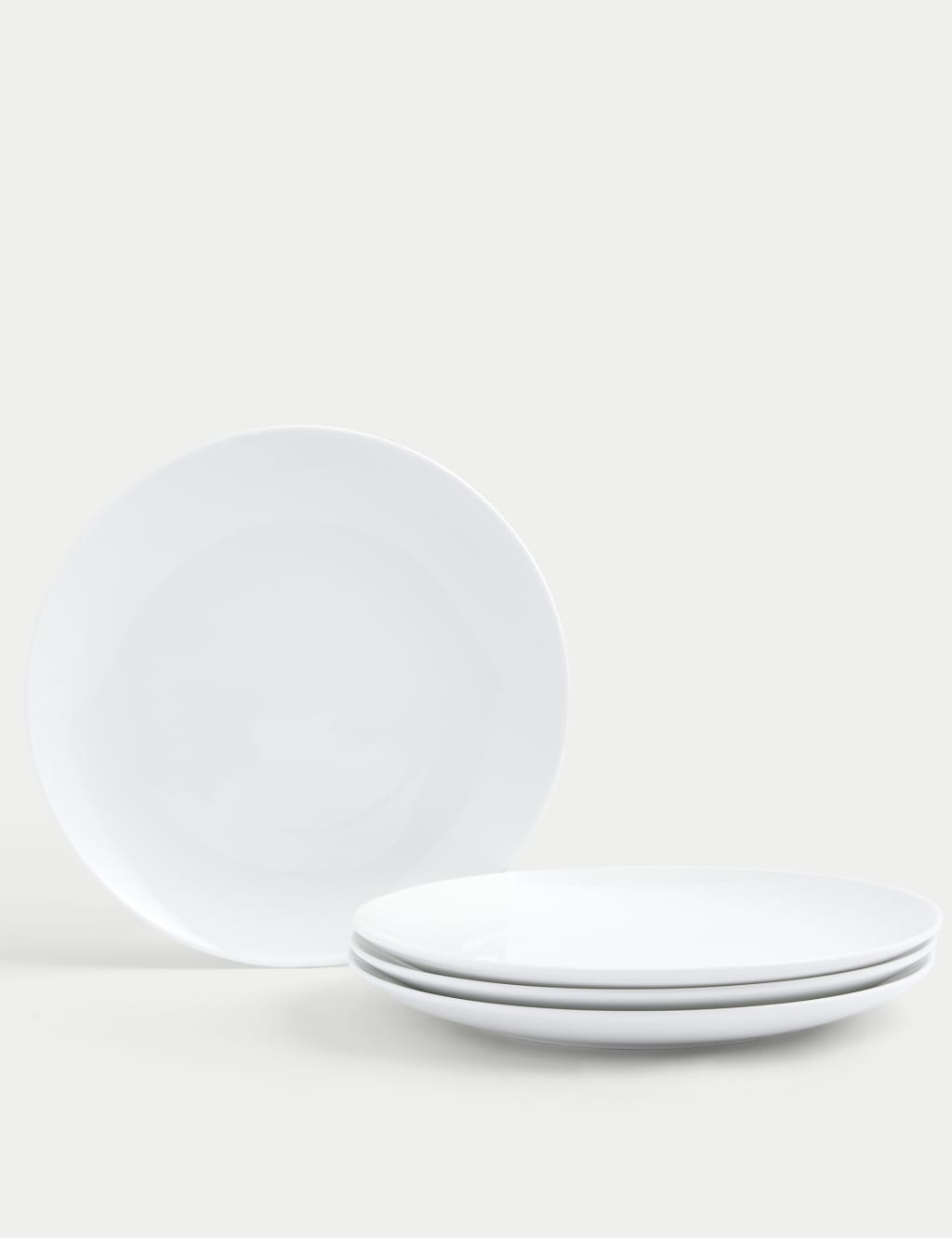 Set of 4 Maxim Coupe Dinner Plates | M&S Collection | M&S
