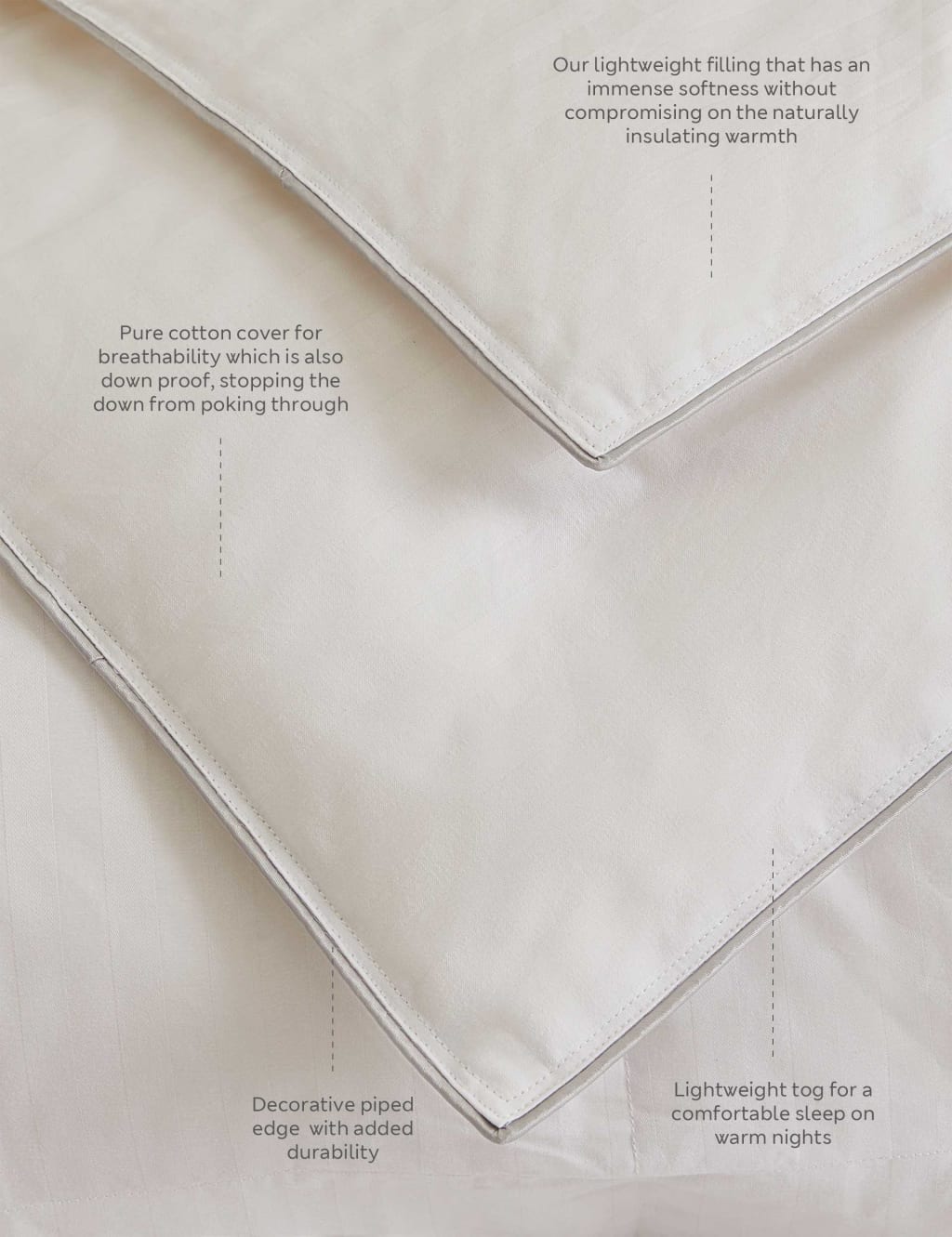 Luxury Hungarian Goose Down 4.5 Tog Duvet | M&S Collection | M&S