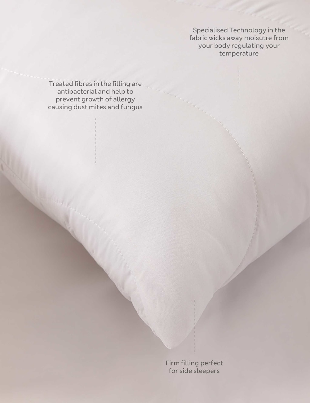 2pk Fresh & Cool Firm Pillows | M&S Collection | M&S
