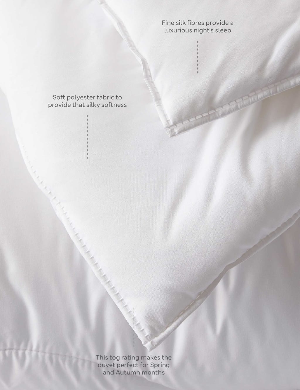 Touch of Silk 7.5 Tog Duvet | M&S Collection | M&S