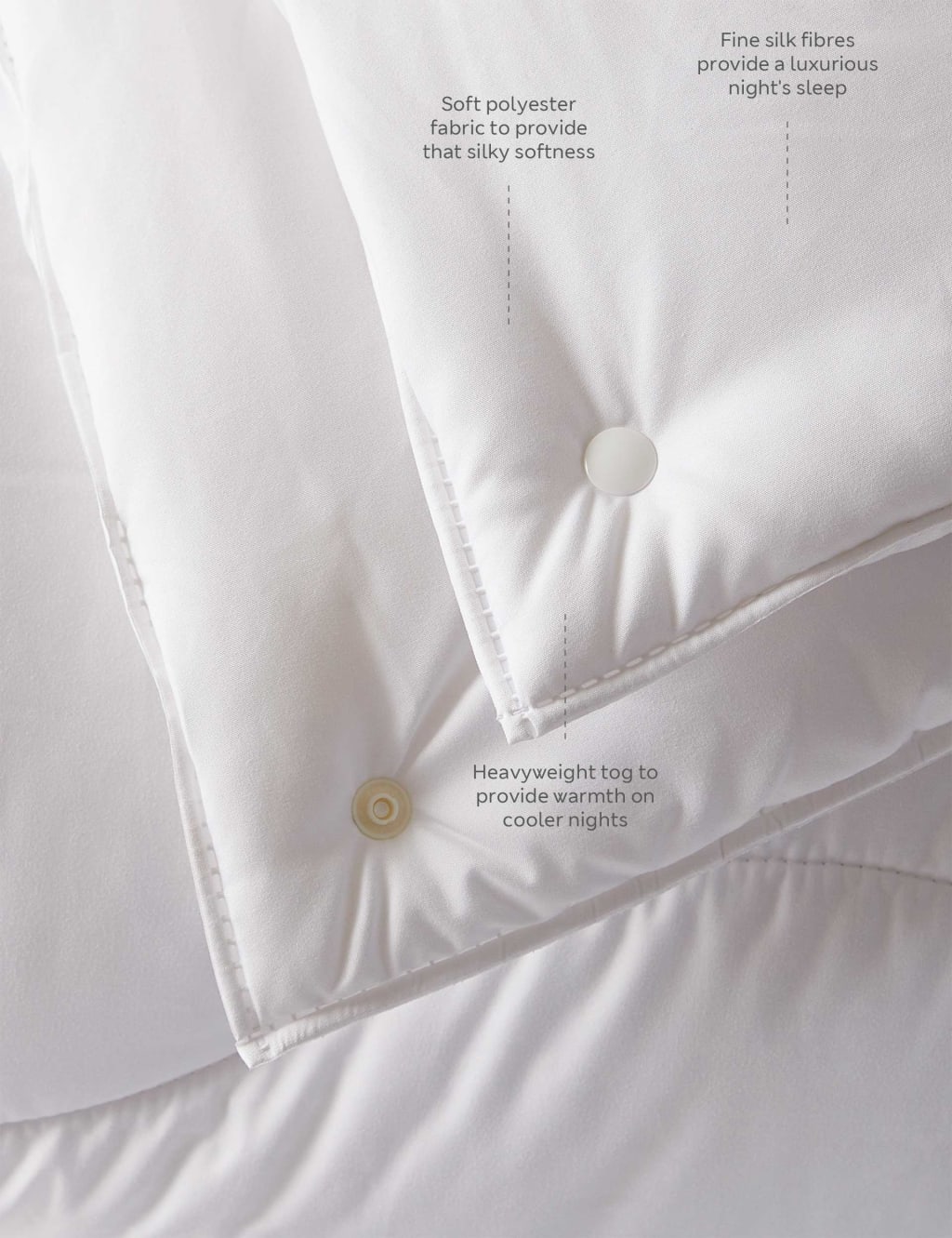 Touch of Silk 10.5 Tog Duvet | M&S Collection | M&S