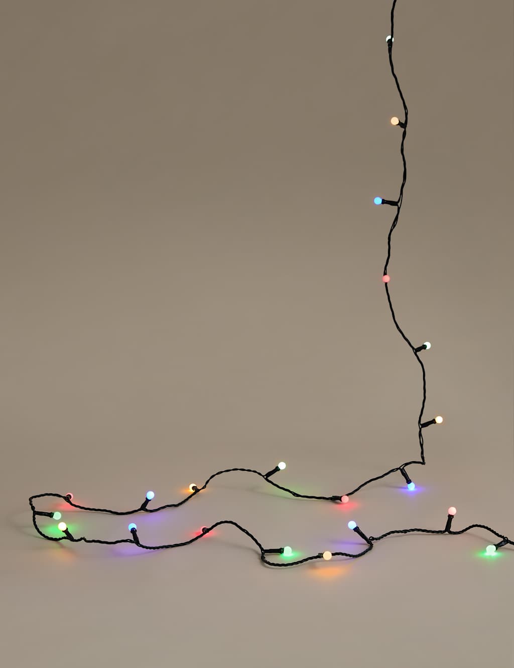 100 Multicoloured Cluster Ball Mains Lights | M&S Collection | M&S