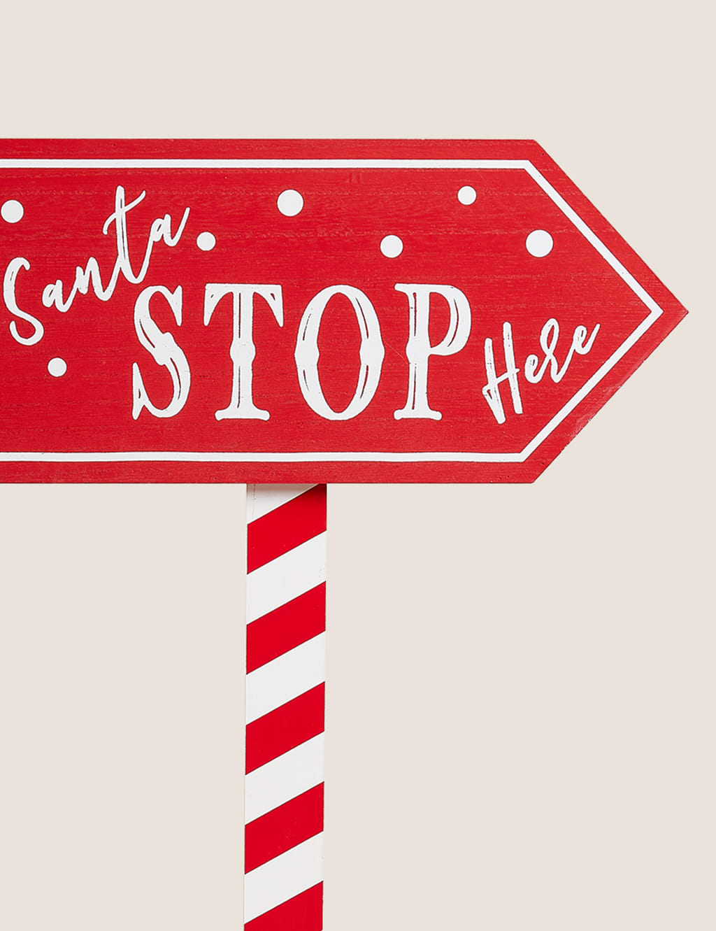 Santa Stop Here Sign | M&S IE