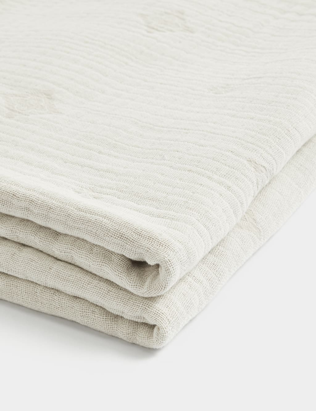 Jaipur Bandhani Pure Cotton Gauze Throw | M&S X Fired Earth | M&S