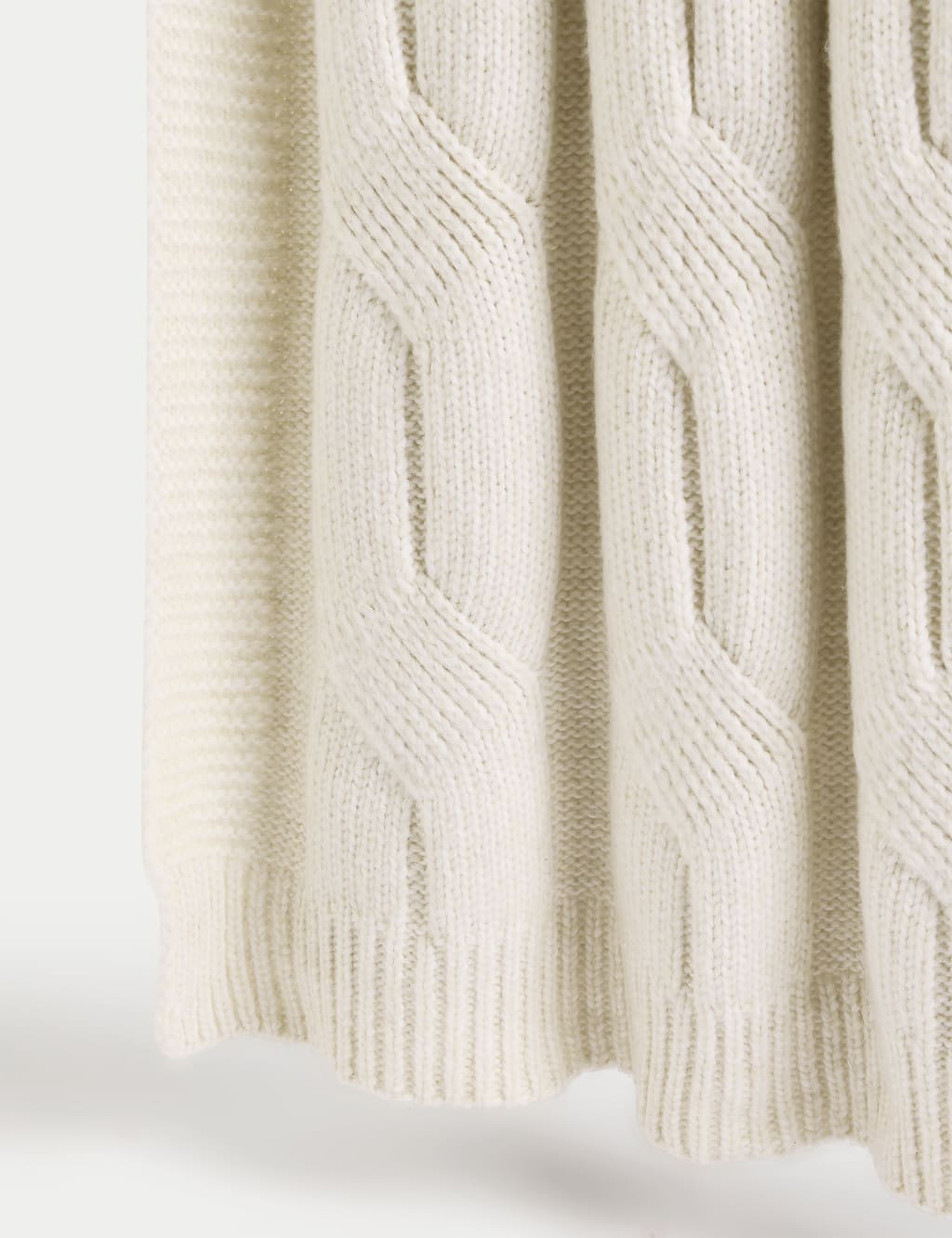 Cable Knit Throw | M&S Collection | M&S