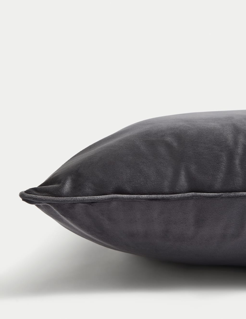 Velvet Piped Large Cushion | M&S Collection | M&S