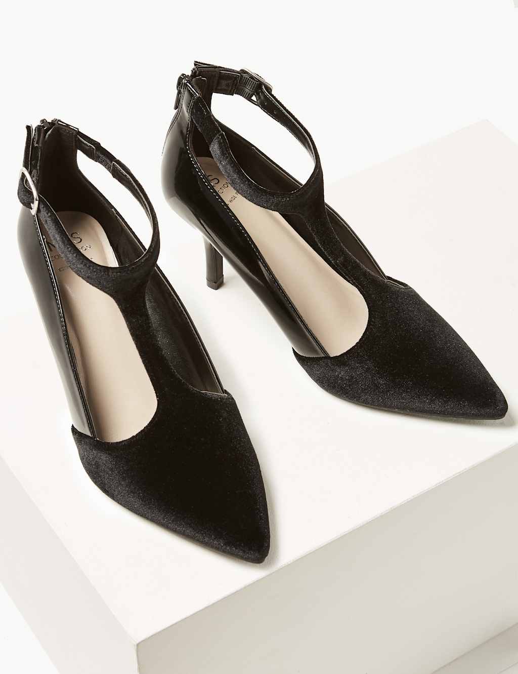 Extra Wide Fit Stiletto Heel Court Shoes | M&S Collection | M&S IE