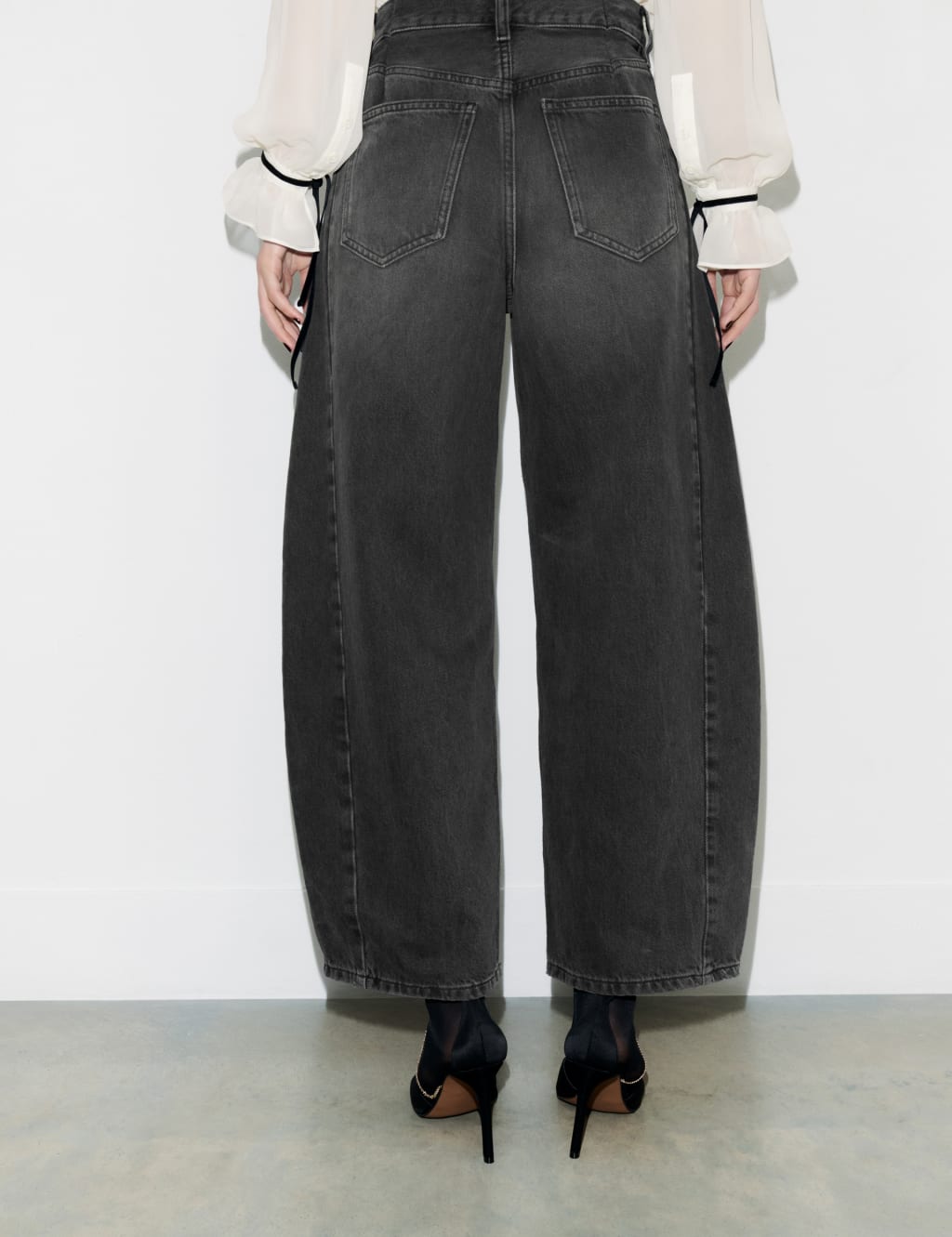 Barrel-Leg Jeans | M&S X SIENNA MILLER | M&S