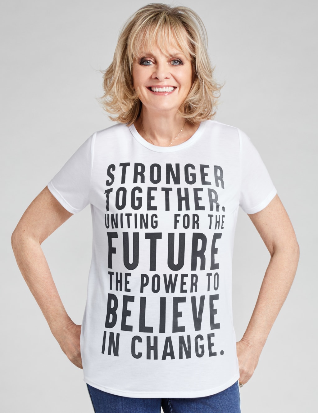 Unisex Pure Cotton Charity Slogan Short Sleeve T Shirt FASHION TARGETS BREAST CANCER M S IE