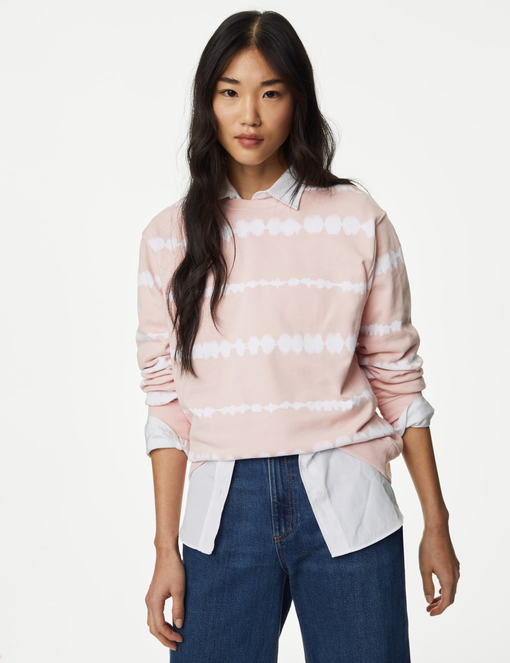 Pure Cotton Printed Sweatshirt | M&S Collection | M&S