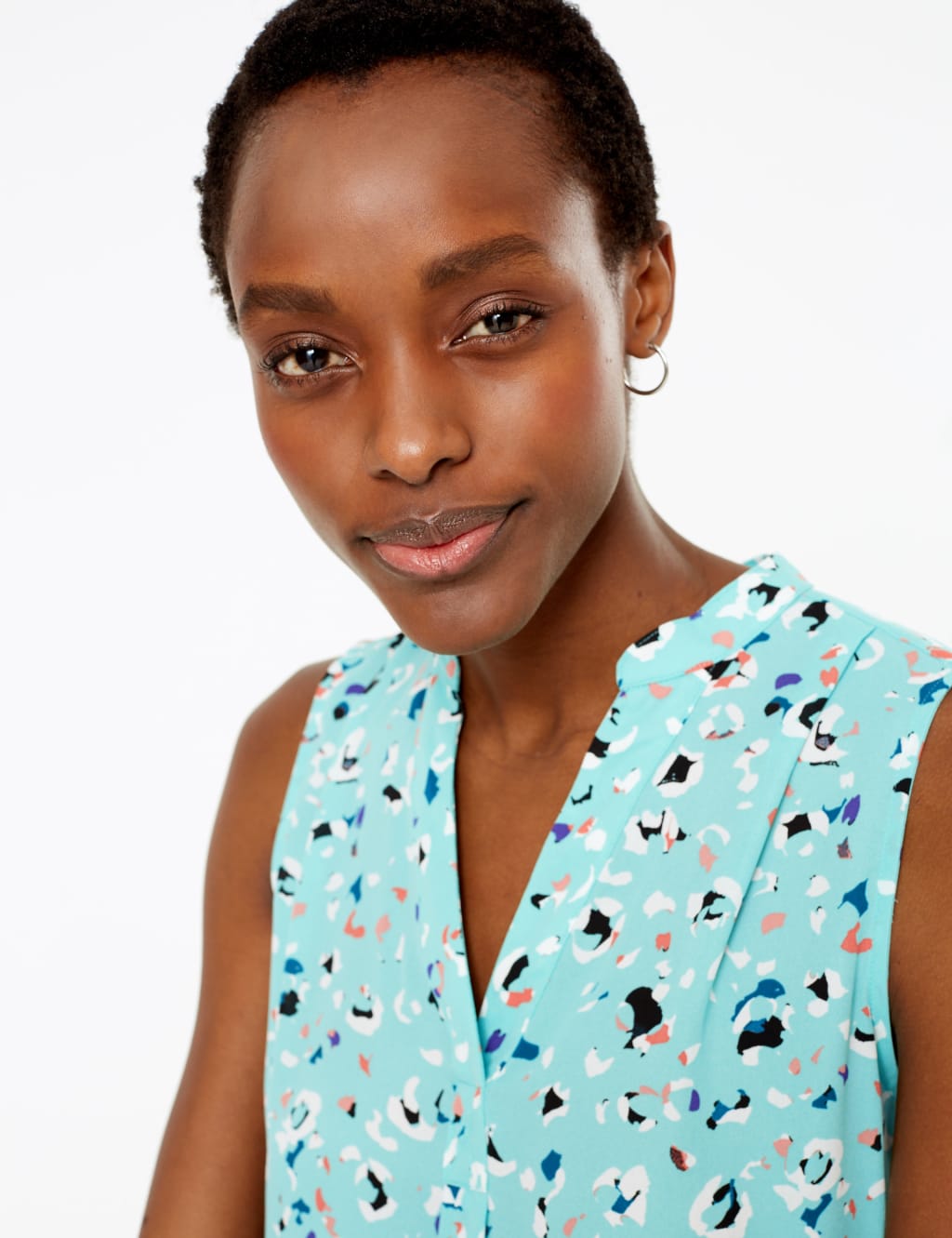 Printed Shell Top | M&S Collection | M&S