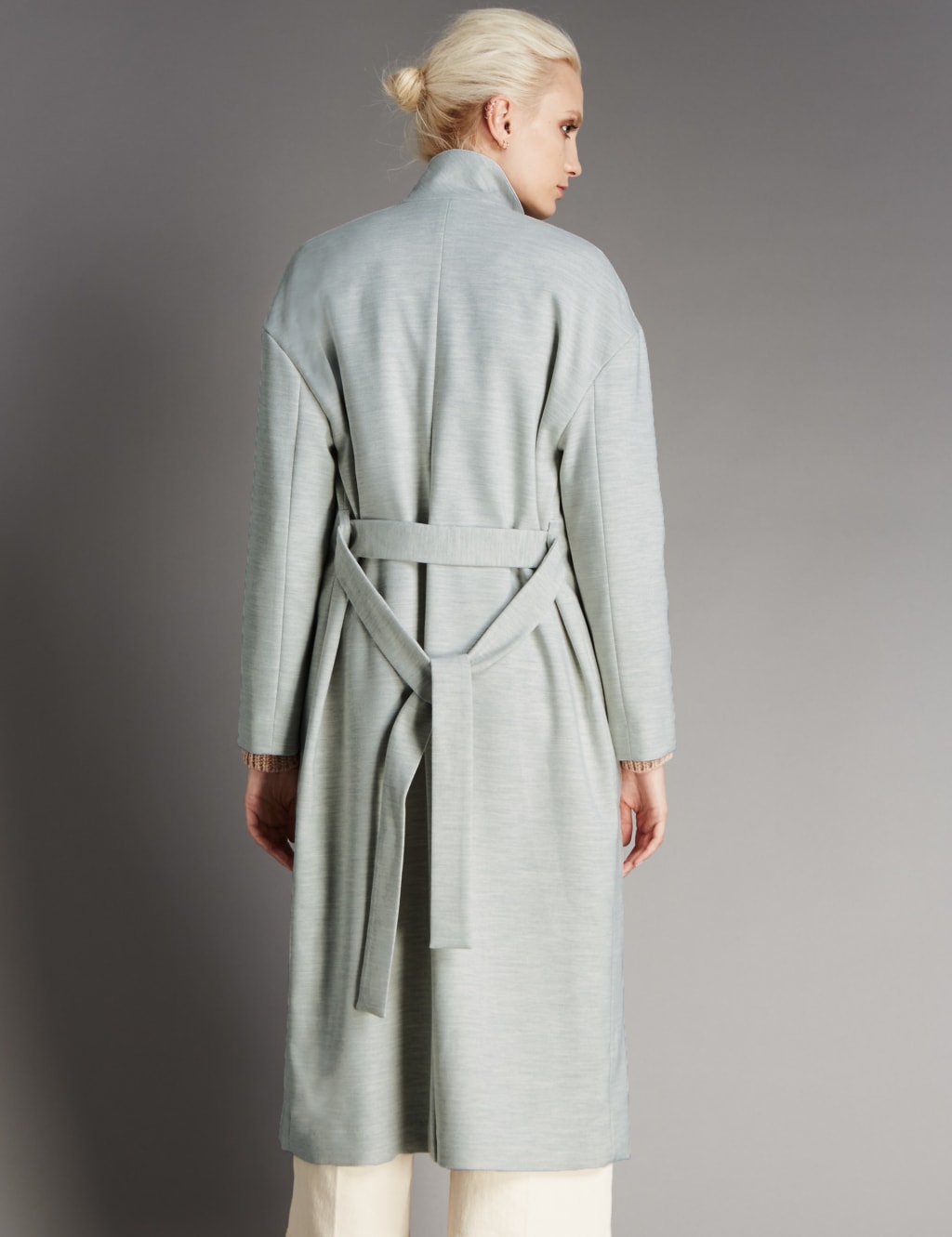 Wrap Front Belted Overcoat | Autograph | M&S