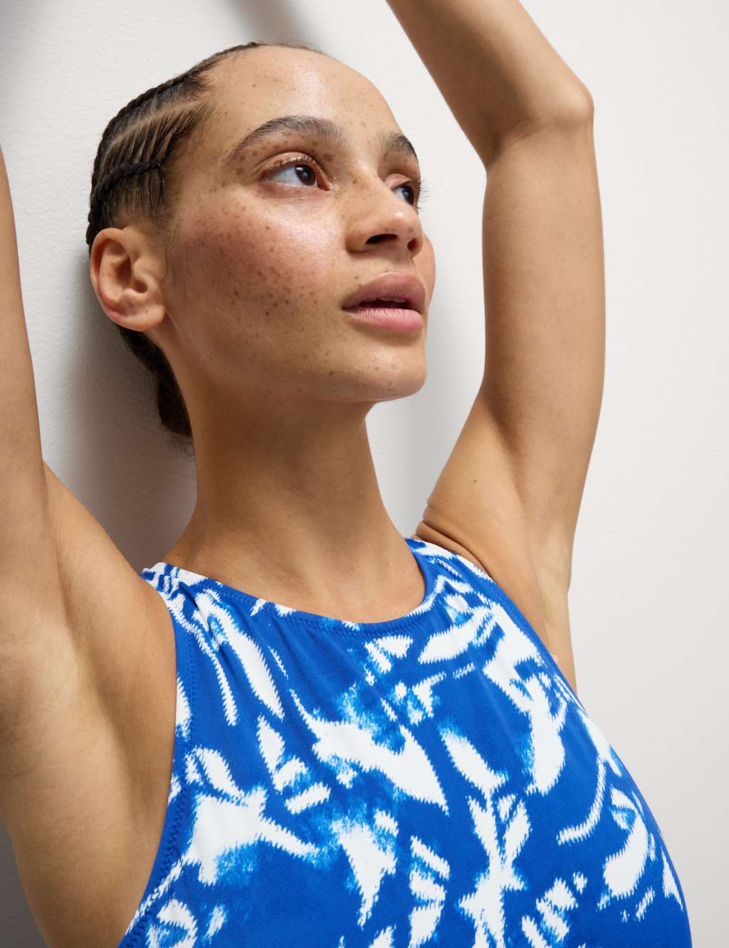 Tummy Control Printed Cut Out Swimsuit | Goodmove | M&S IE