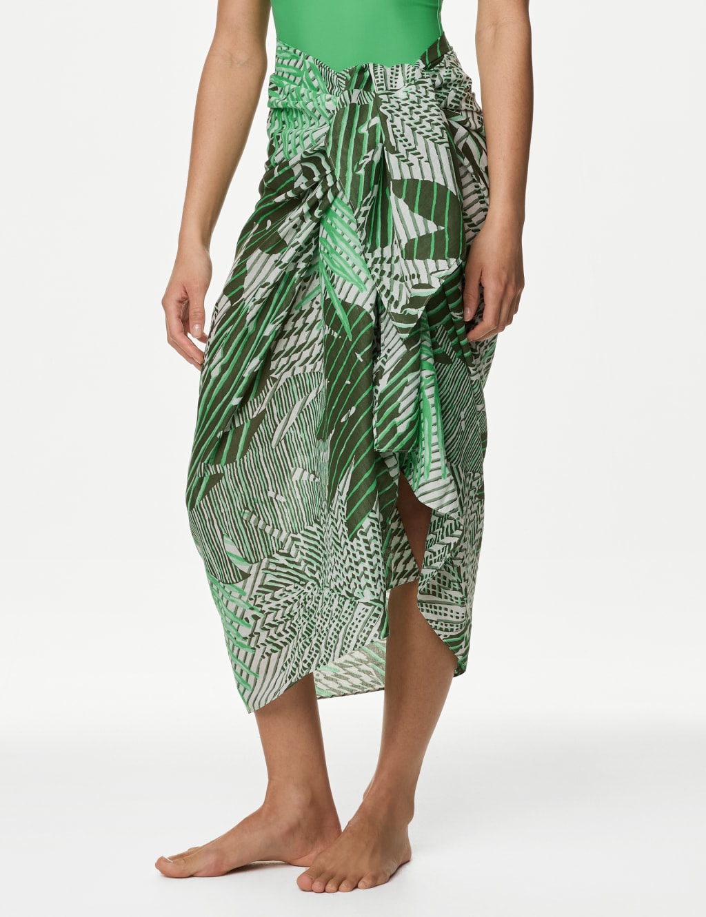 Pure Cotton Printed Sarong | M&S Collection | M&S