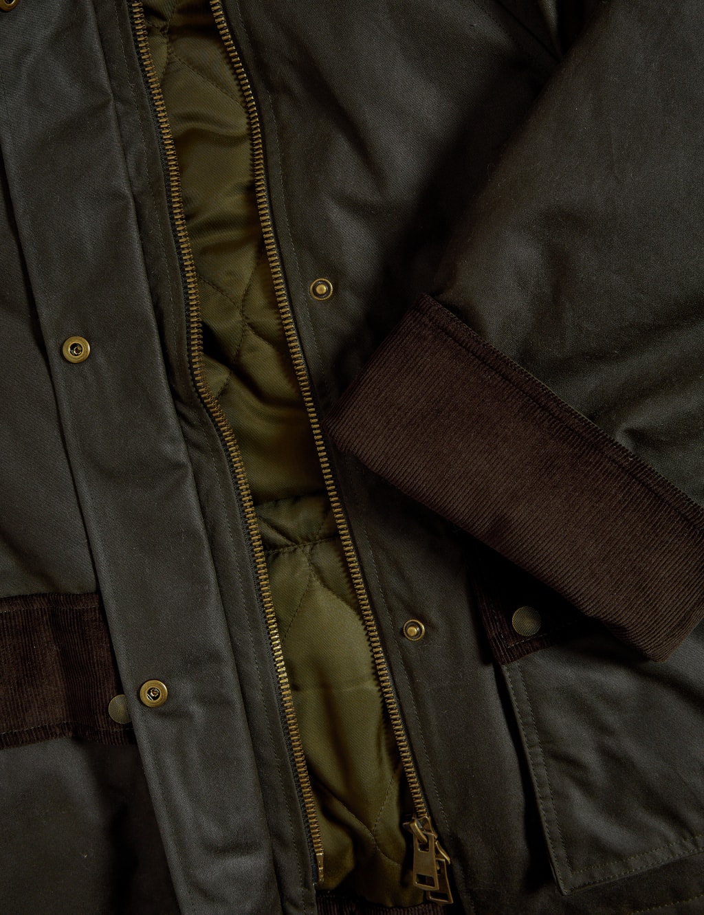 Waxed Pure Cotton Utility Jacket | Per Una | M&S