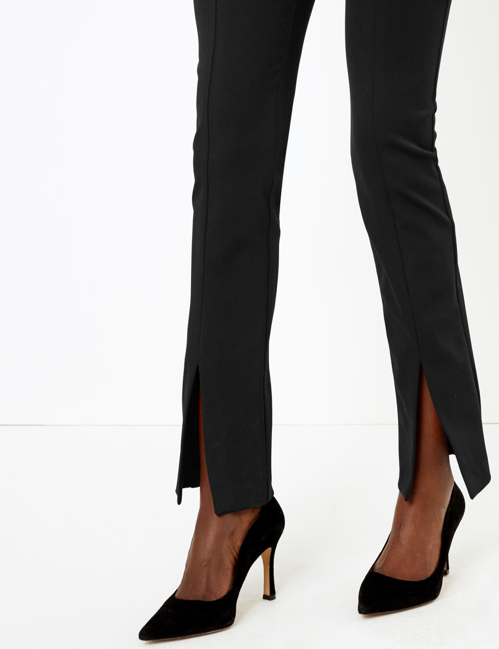 Skinny Split Front Trousers M S Collection M S IE