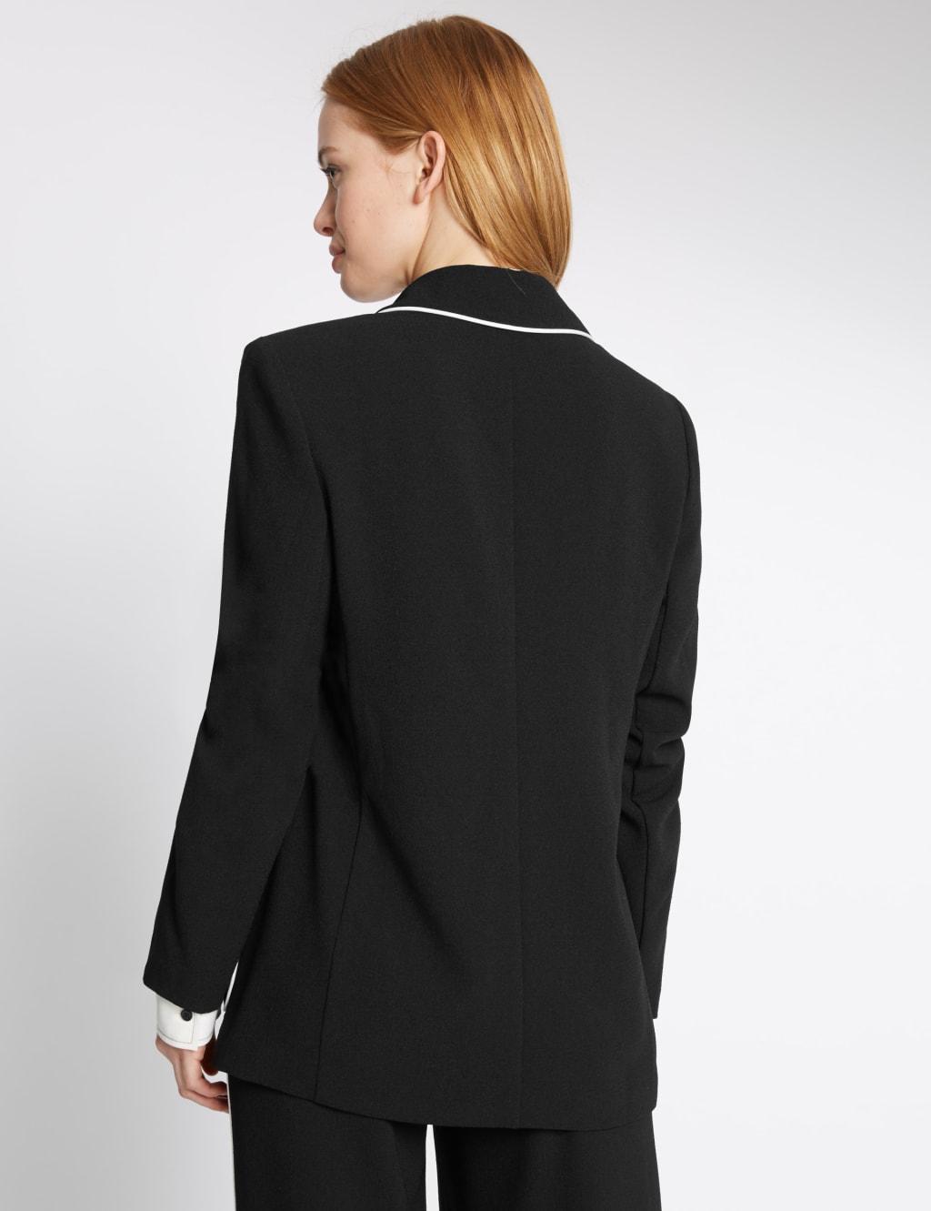 PETITE Contrast Piping Jacket | M&S Collection | M&S