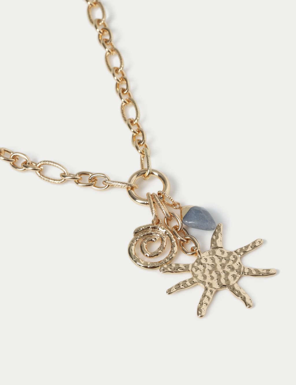 Chain and Sun Pendant Necklace | M&S | M&S