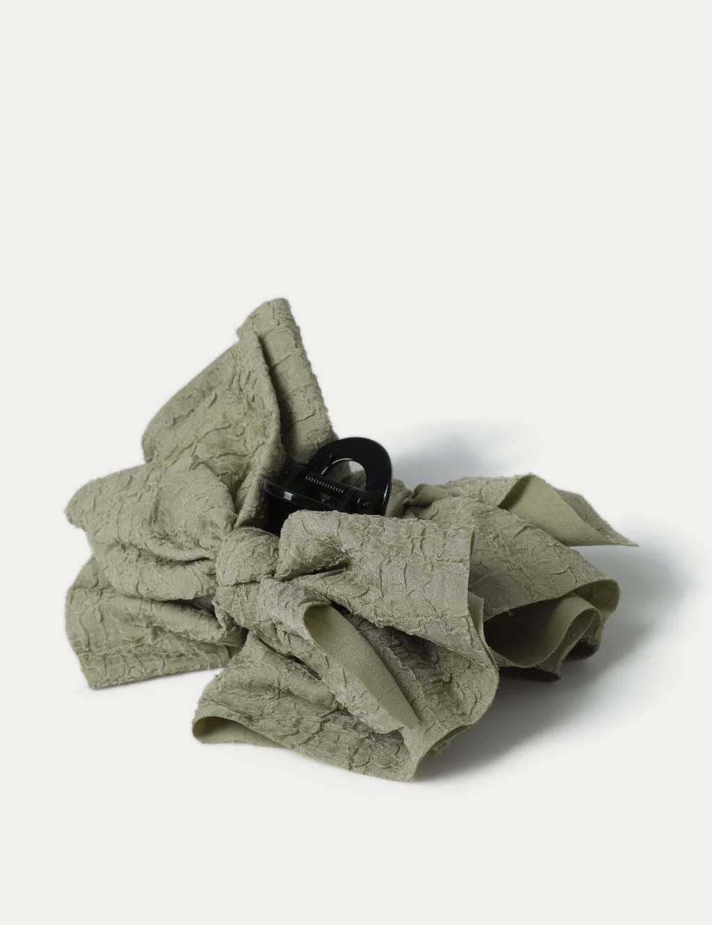 Oversized Green Fabric Hair Claw Clip | M&S Collection | M&S