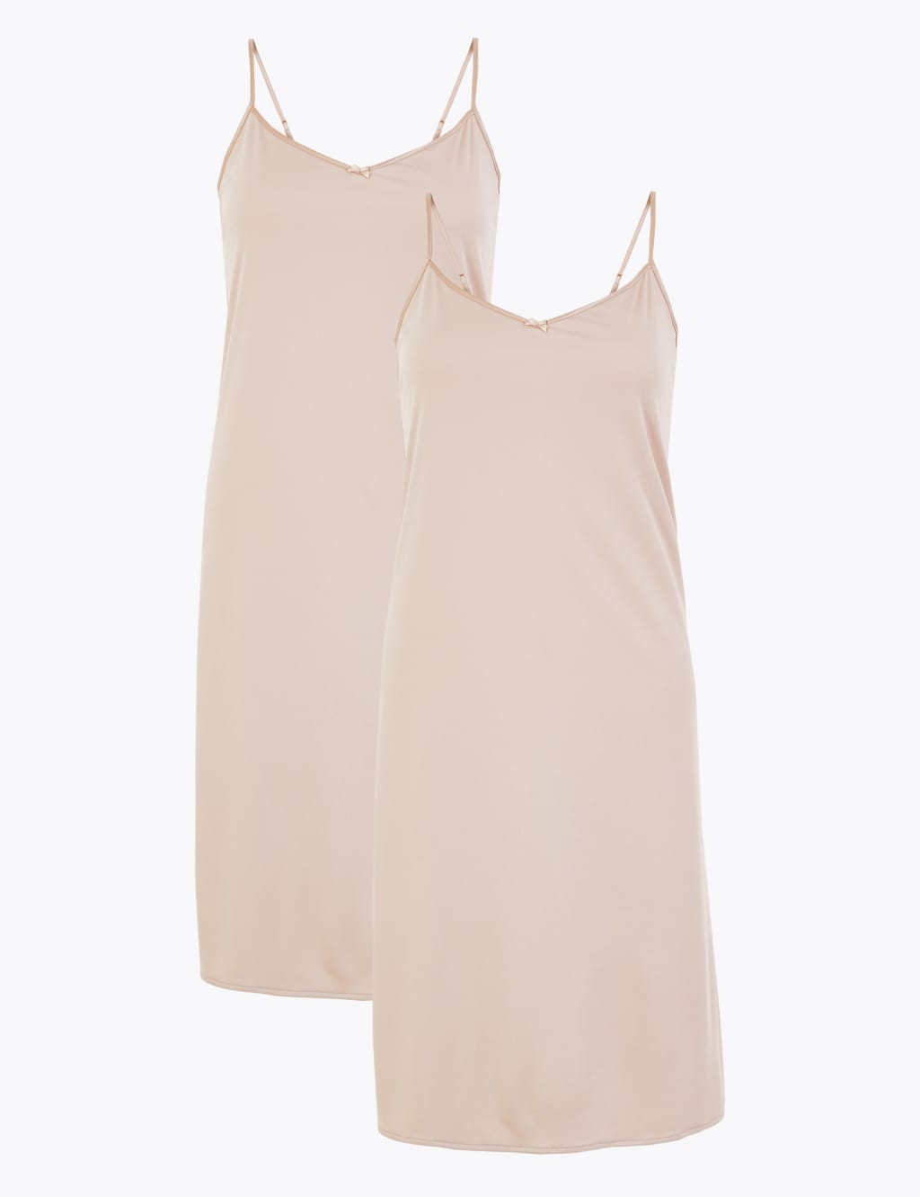 2 Pack Satin Full Slips | M&S Collection | M&S IE