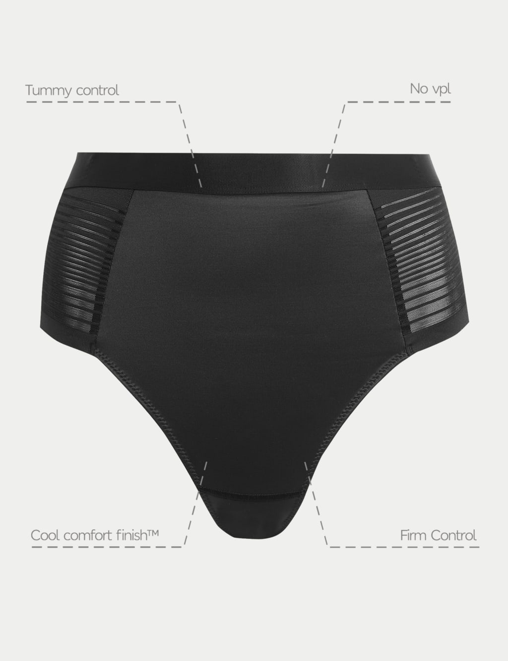 White tummy control underwear store